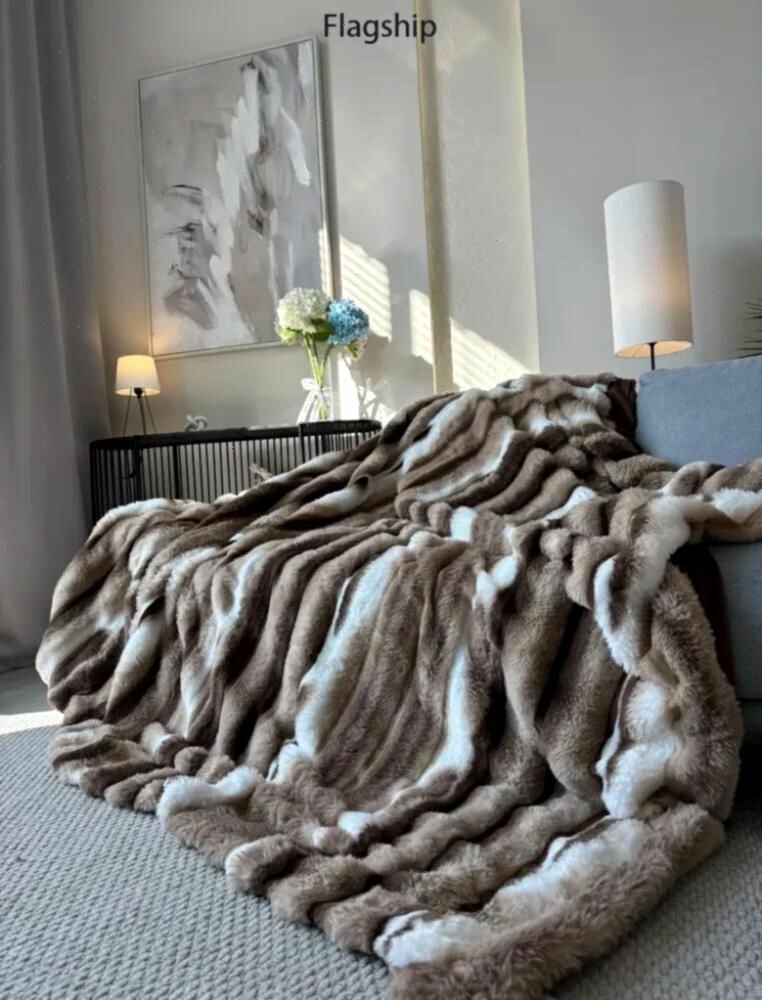 Плед двусторонний, плюшевый , Велсофт, 200 см х 230 см