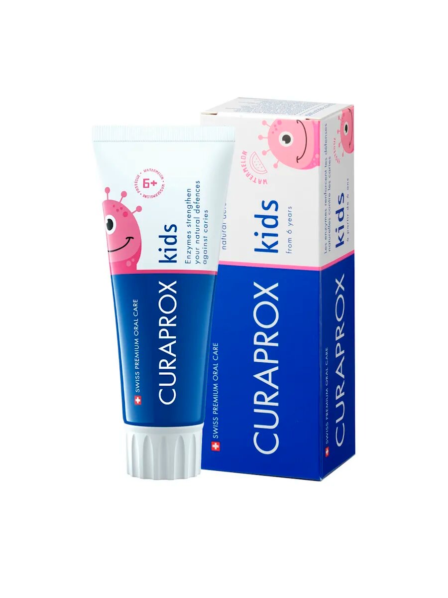 Curaprox kids зубная паста для детей старше шести лет со вку