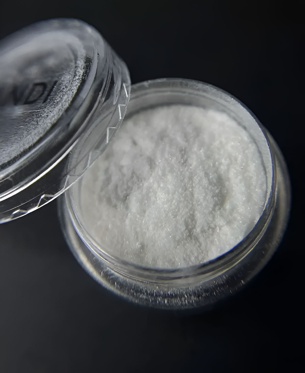 Втирка ANDI "Белый мрамор", блестки и голографический эффект