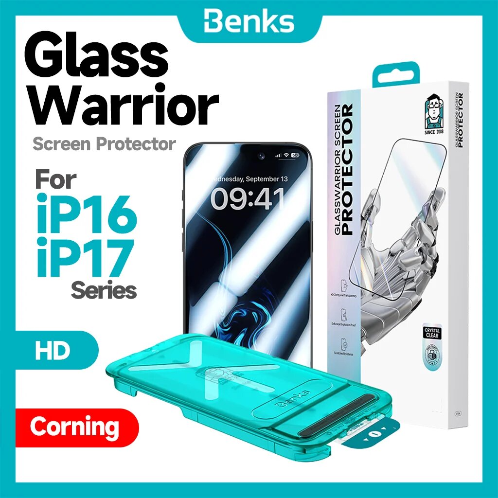 Защитная пленка Benks Glass Warrior для iPhone 17 Pro Max