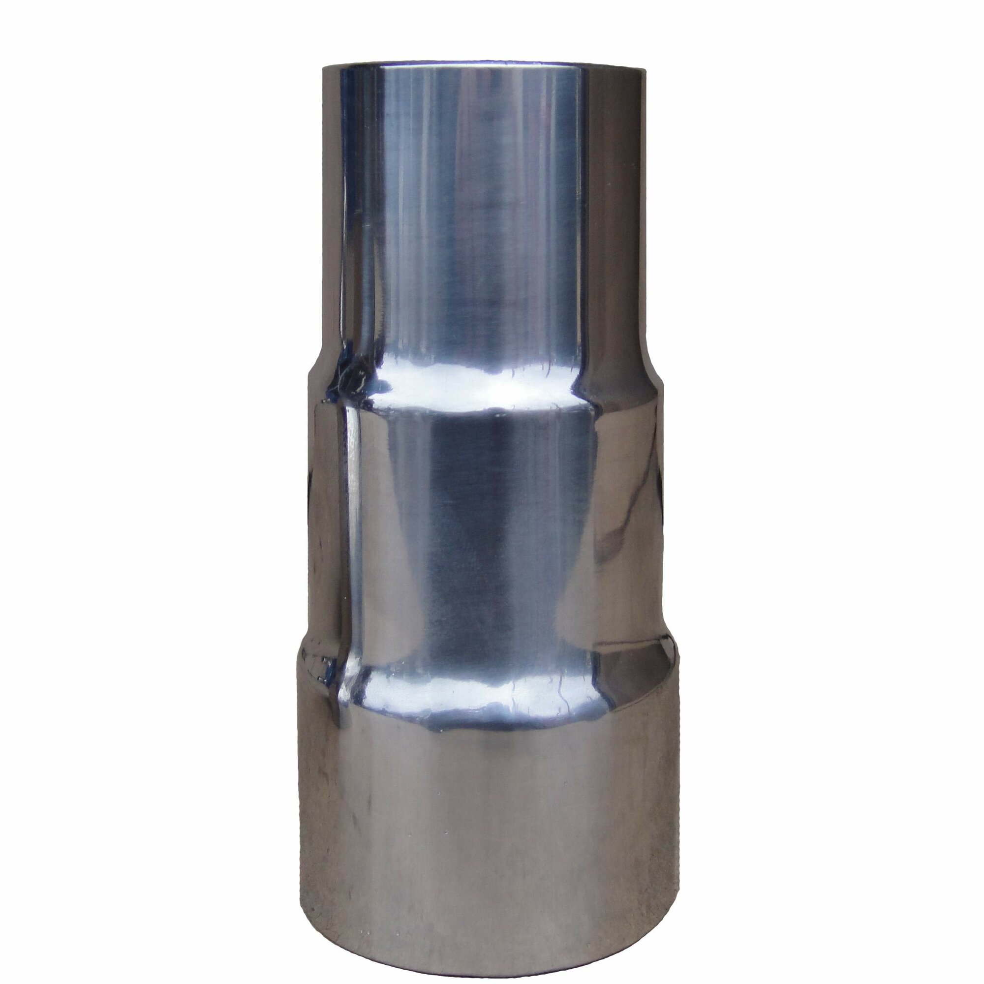 Переходник из нержавеющей стали 51 мм-58 мм-63 мм для установки прямоточного глушителя