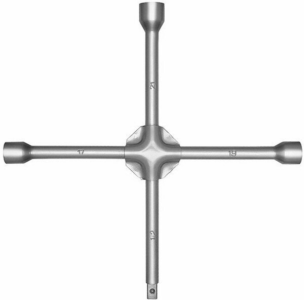 Ключ баллонный KRAFT KT 700561 17х19х21х1,2" Dr крестовой усиленный Master