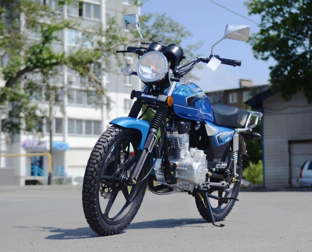 Мотоцикл Regulmoto RM125сс_синий (с ПТС в заводской упаковке)