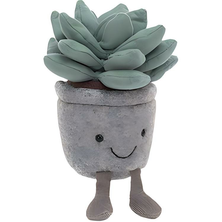 Мягкая игрушка унисекс JELLYCAT Silly Succulent Azulita, Naughty Succulent Stone Lotus