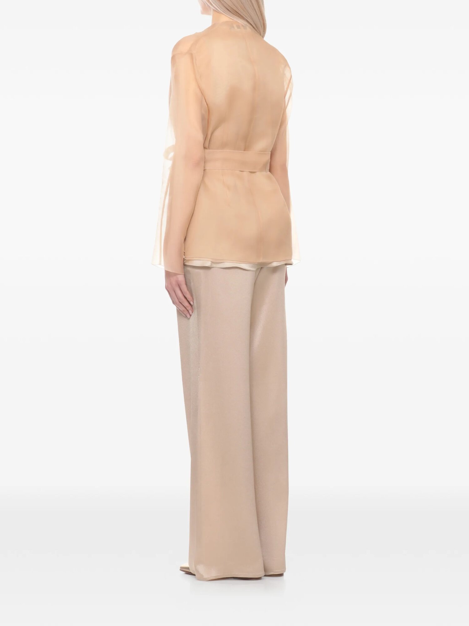 Куртка Antonelli Elia belted sheer-finish jacket, размер 42, разноцветный — фото 1