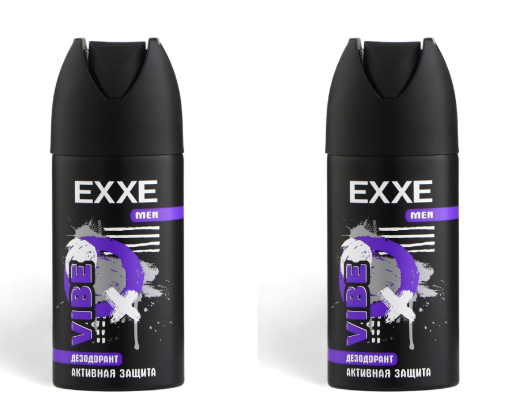 Дезодорант спрей мужской EXXE MEN VIBE, 150 мл, 2 шт