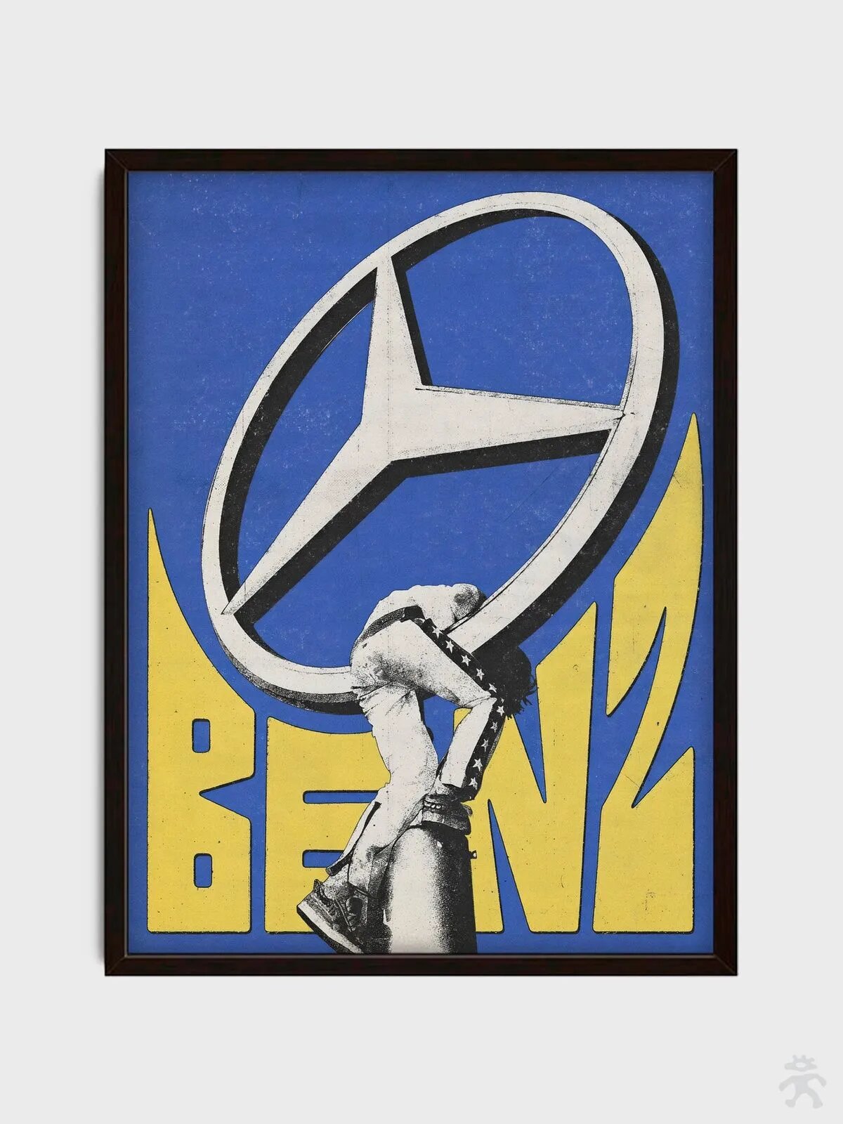 Интерьерный постер "BENZ" в стиле pinterest, 30x40 см