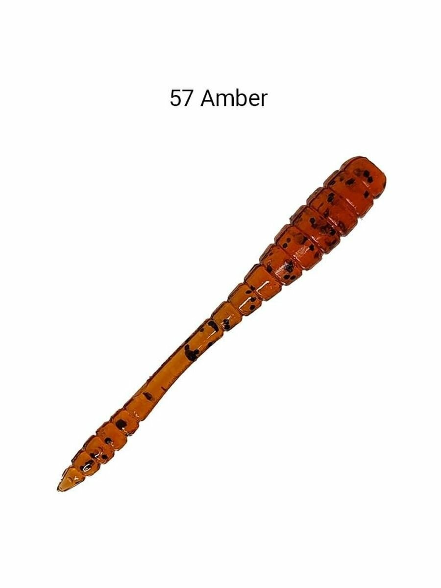 Силиконовые приманки Crazy Fish Tipsy 2" 9-50-57-1, анис, 8 шт. Приманка для рыбалки, 50 мм.