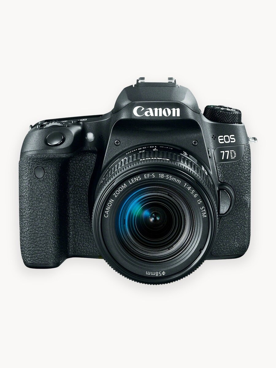 Фотоаппарат Canon EOS 77D Kit EF-S 18-55mm f/4-5.6 IS STM, черный