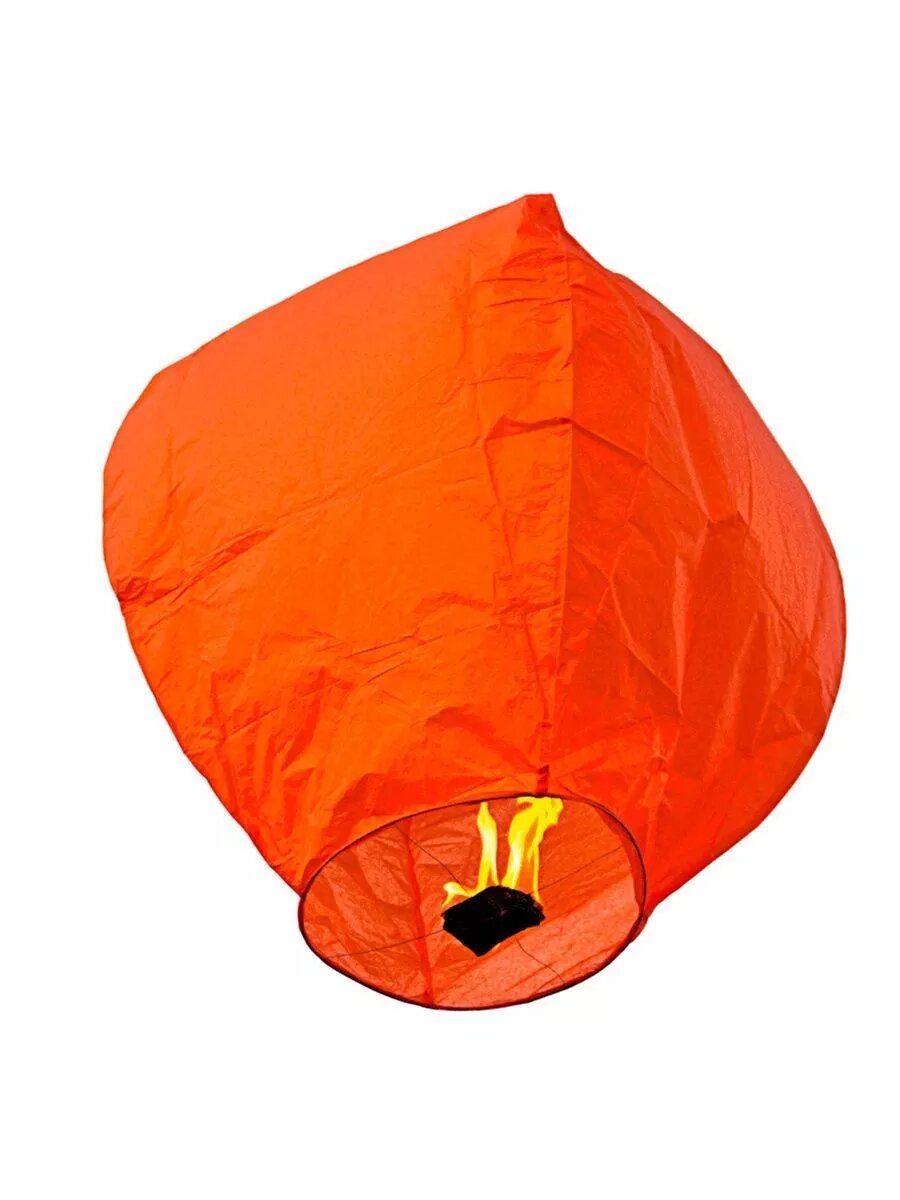 Небесный фонарик Красный, 82*32*45 см, 1 шт. / Веселый праздник