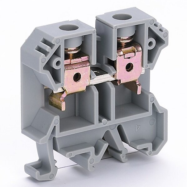 32406DEK, Зажим наборный 100А 16мм2 ЗН-101 серый (3 шт. в комплекте) DEKraft
