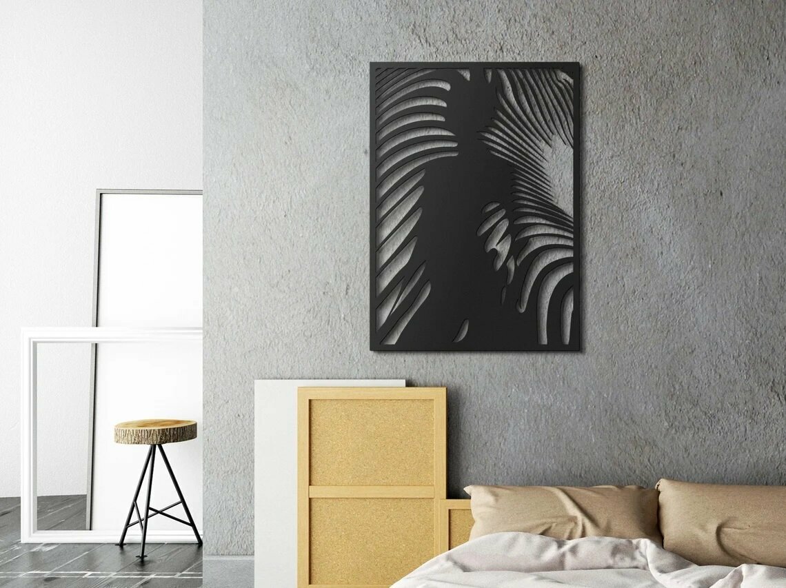 Панно/декор из дерева на стену Мистическая женщина