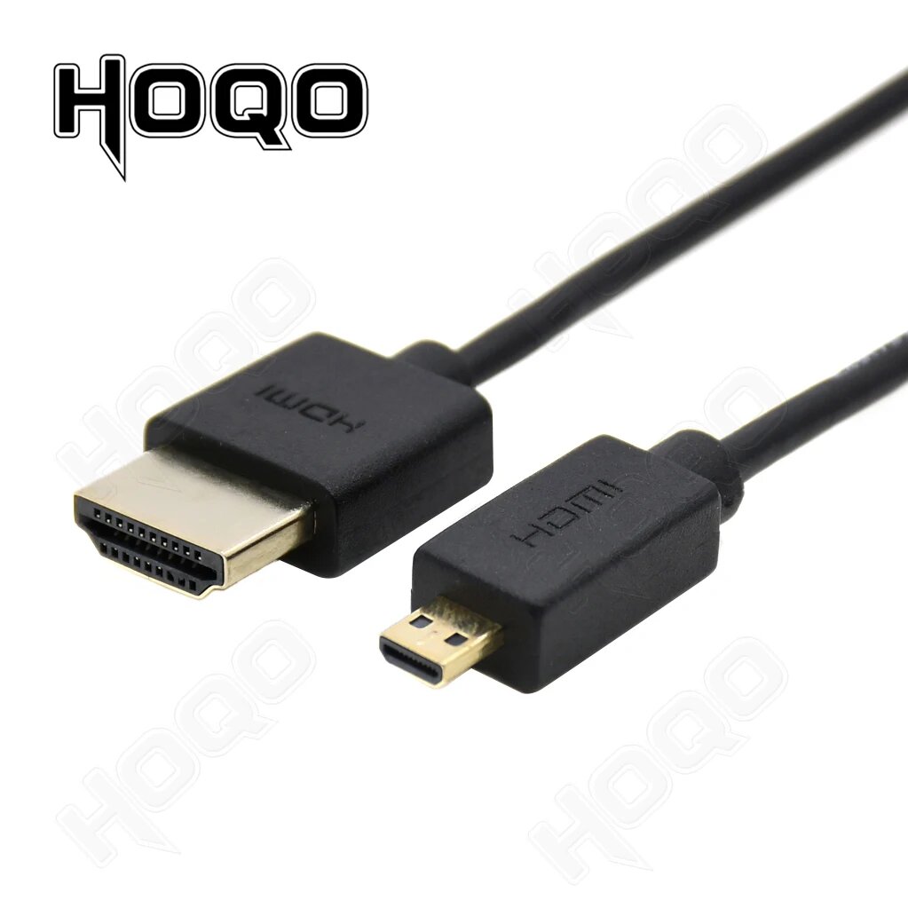 HOQO HDMI-Micro HDMI-Mini HDMI кабель 3.2мм micro HD2HD, 50cm