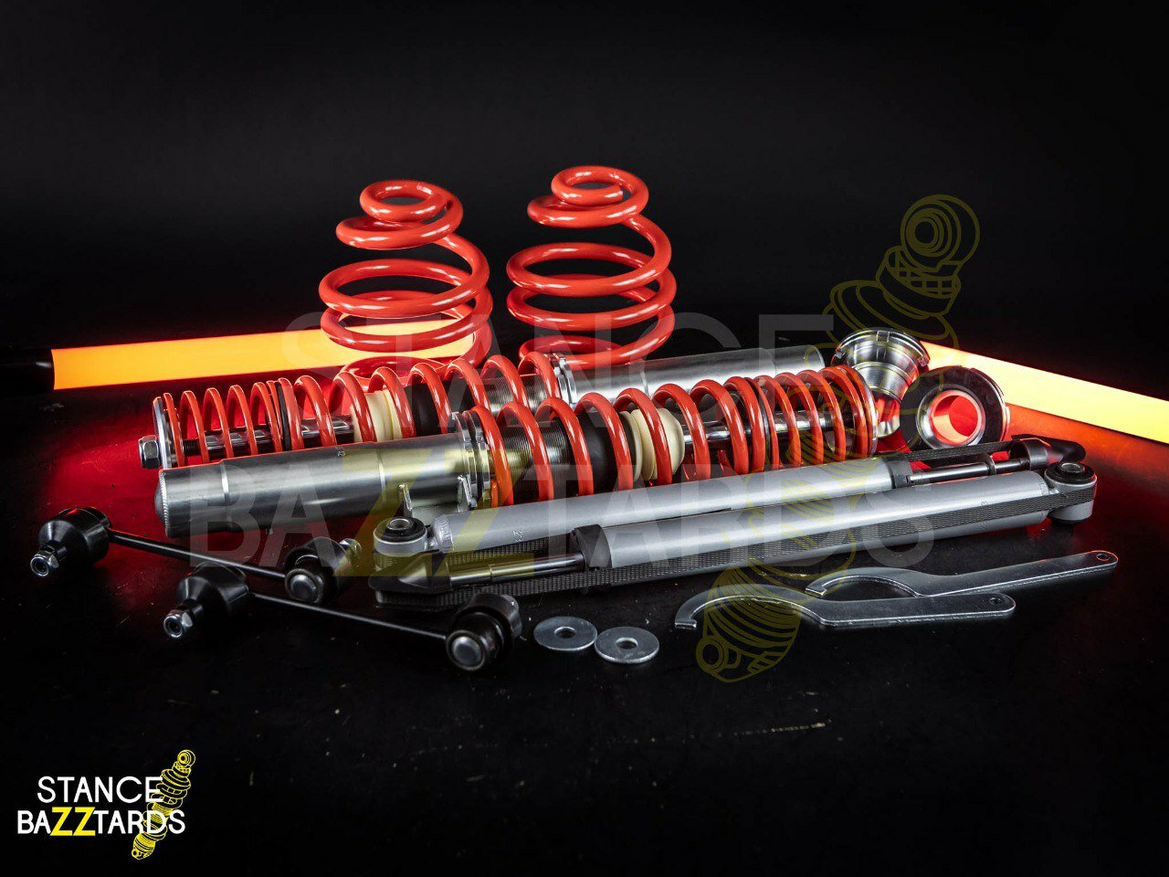 Винтовая подвеска (койловеры) BMW 3 Серия E46 (1997-2006) SB Red