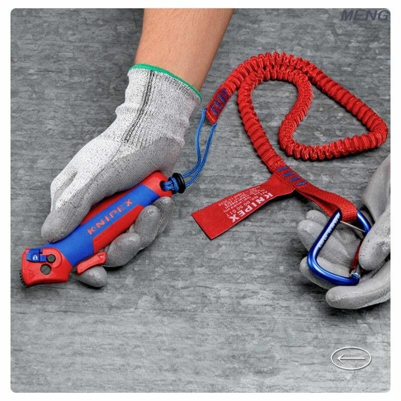 KNIPEX 16 50 145 SB Нож для снятия изоляции с направляющей колодкой Эргономичная удобная ручка