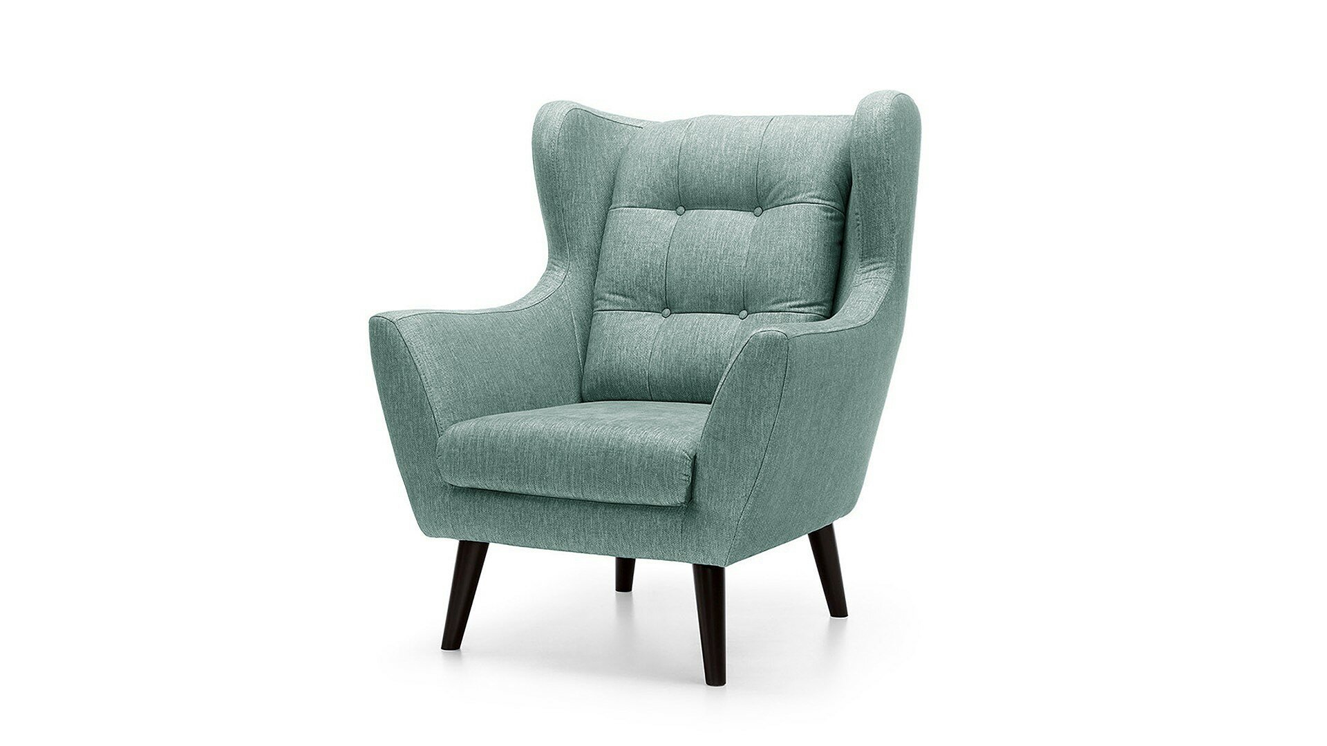 Кресло Ньюкасл Strong Plus 07 NEW 89x85x105 см, бирюзовый Рогожка, нераскладной GOODFORM