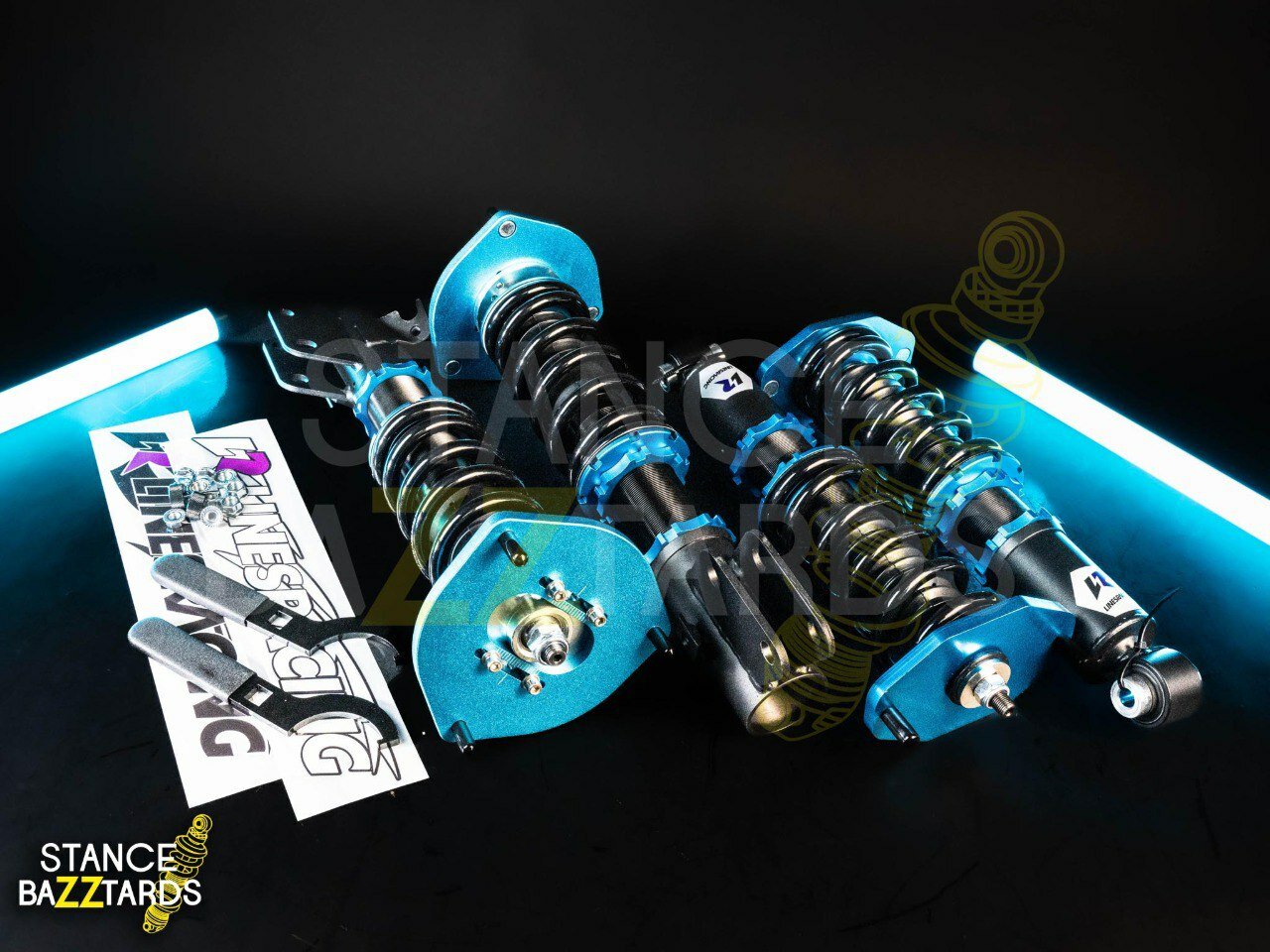 Комплект винтовой подвески (койловеров) LinesRacing Subaru Impreza 3 поколение (MK3) (GRB) 2007-2011 с регулировками высоты SD-066