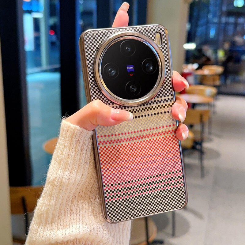 Подходит для Vivo X200 Pro mini/Виво X200 Про mini Модный Чехлы для телефонов, Защита камеры и экрана, X200 Про mini, подставка, soft touch,360° Полная защита, резина, пластик, силикон, защита камеры