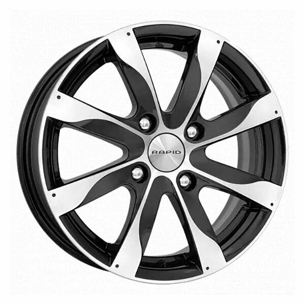 Колесный диск K&K Джемини 6x15 4x100 ET40 D60.1 Алмаз черный