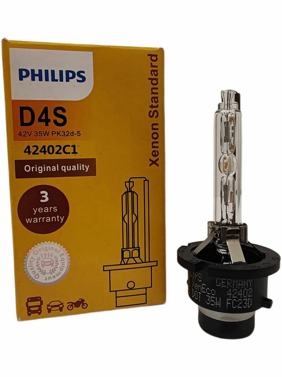 Ксеноновая лампа Philips Philips Xenon Standard 42402 (D4S)