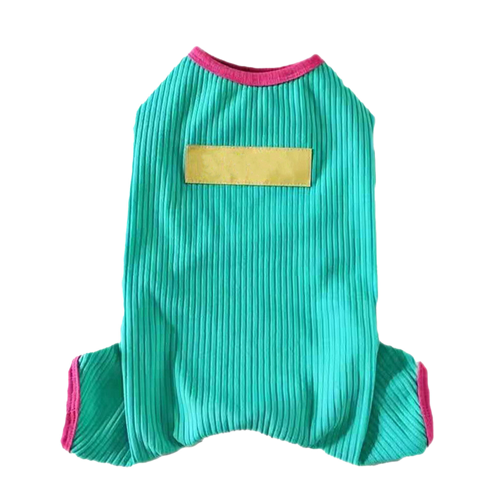 Пижамы для собак, мягкий и удобный дышащий хлопковый комбинезон для собак для щенка Тедди Бишон-пуделя, зеленый M