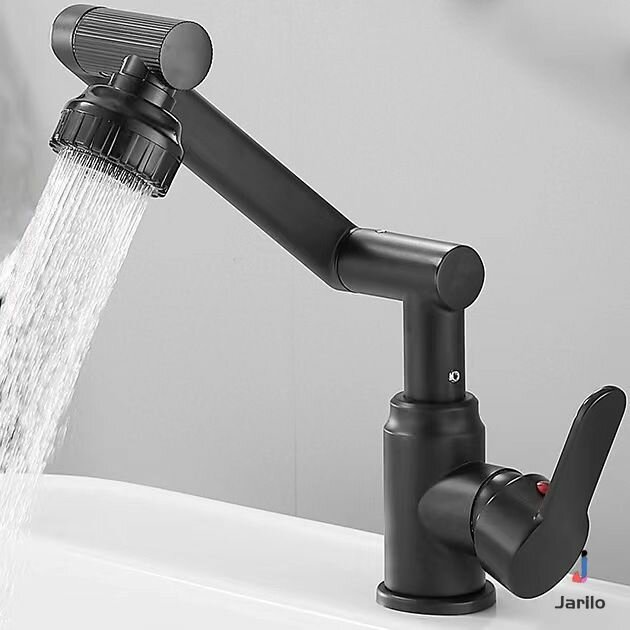 Lucky Cat умывальник механическая рука вращающийся горячий и холодный кран