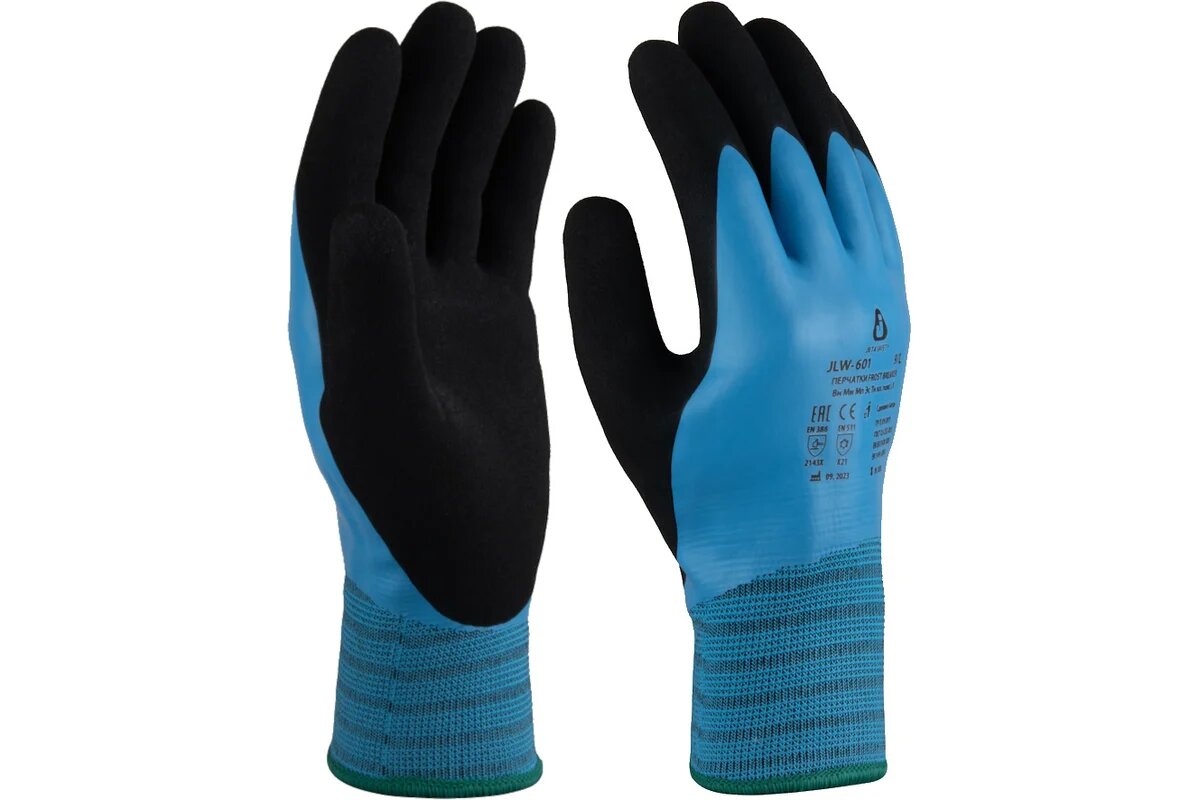 Jeta Safety JLW-601-XL Утепленные двуслойные акриловые перчатки с начесом, 10XL