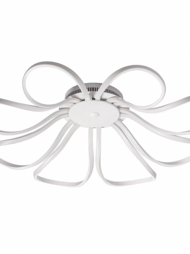 Люстра потолочная светодиодная под любой потолок светильник Marvig Kamila полощадь освещения 22 кв. м , цвет белый, яркая