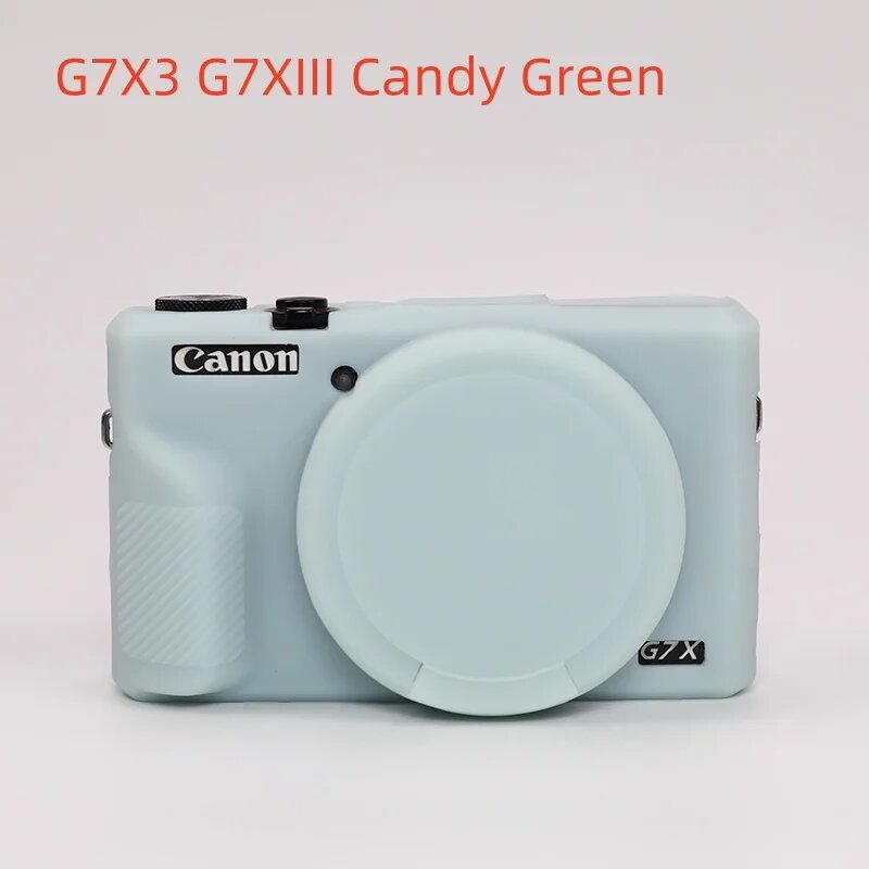 Силиконовый чехол для Canon G7X3 Candy Green