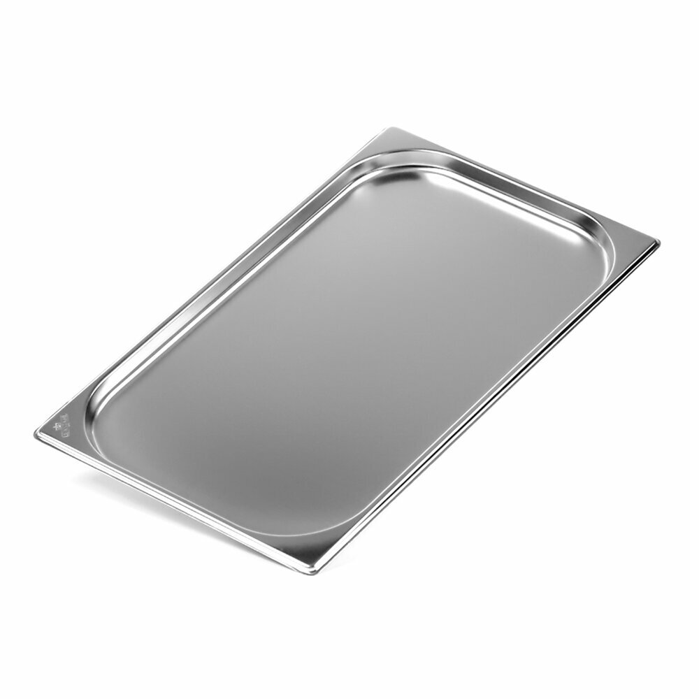 Гастроемкость Luxstahl из нержавеющей стали AISI 202 GN 1/1 530х325х20 мм объем 2.5 л