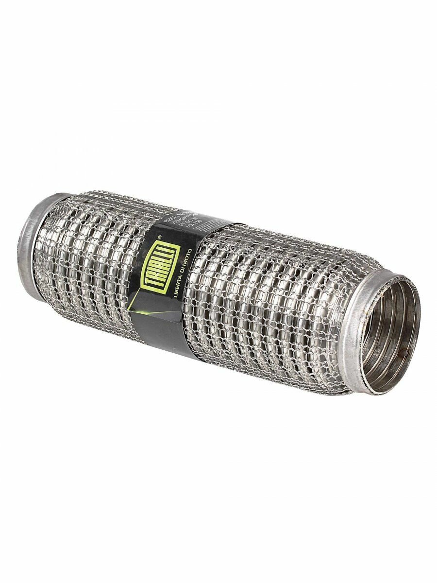Виброкомпенсатор вых. трубы (Гофра) 60x230 Hydra/Wire Mesh (нерж. сталь) (FT 0029), TRIALLI FT0029