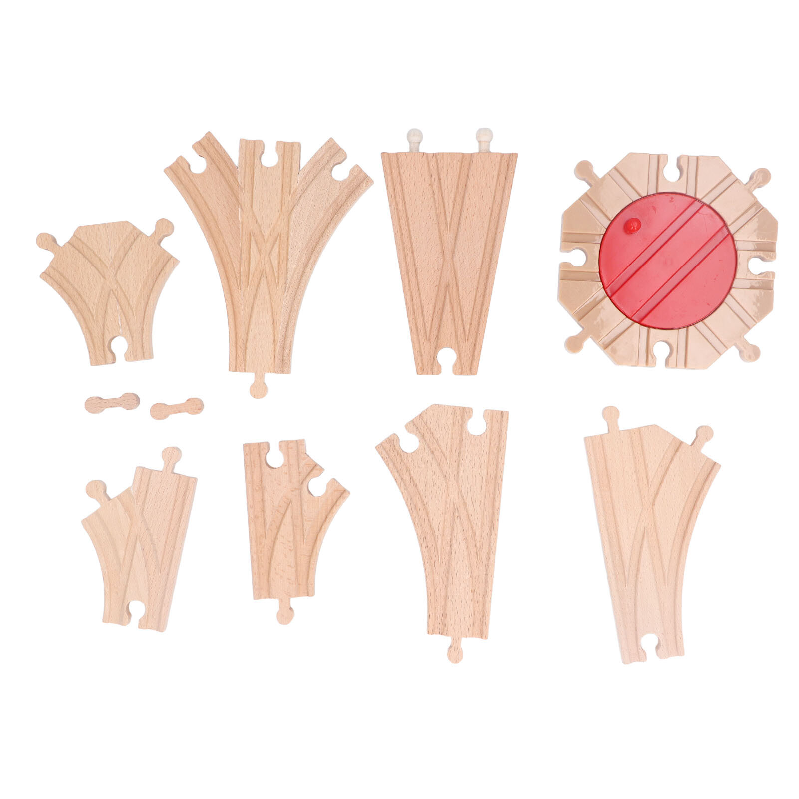 Деревянный набор железной дороги для малышей, конструктор, развивающая игрушка, набор для самостоятельной сборки, дополнительные элементы для железной дороги, набор C.