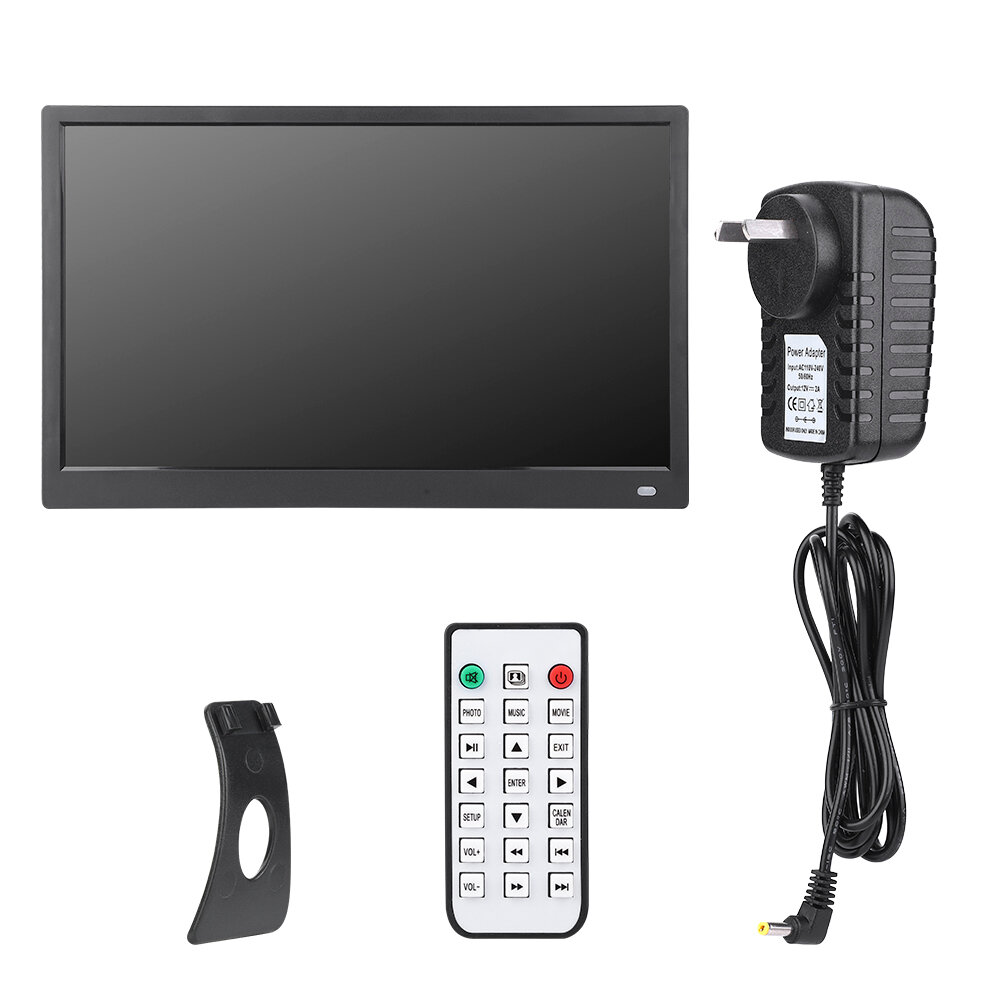 15,6 дюйма HD Digital Photo -фотоальбом кадр видео музыкальный проигрыватель с подарком на фестиваль Bussiness удаленного управления (Plug)