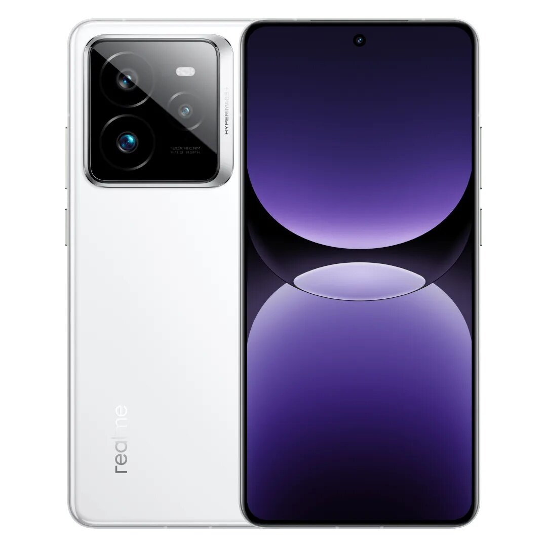 Смартфон Realme GT7 Pro, 12 ГБ/256 ГБ, Аккумулятор 6500 мАч，Android 15, белый, CN