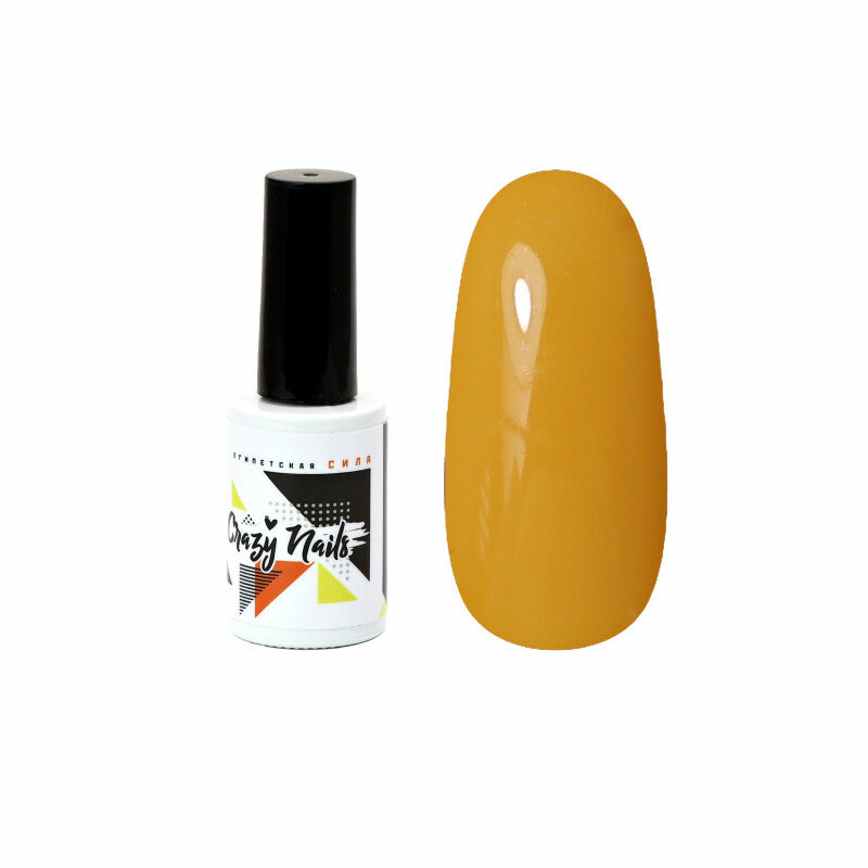 Гель-лак Crazy Nails, Коллекция "Квентин Буратино", цвет "Египетская сила", 10мл.