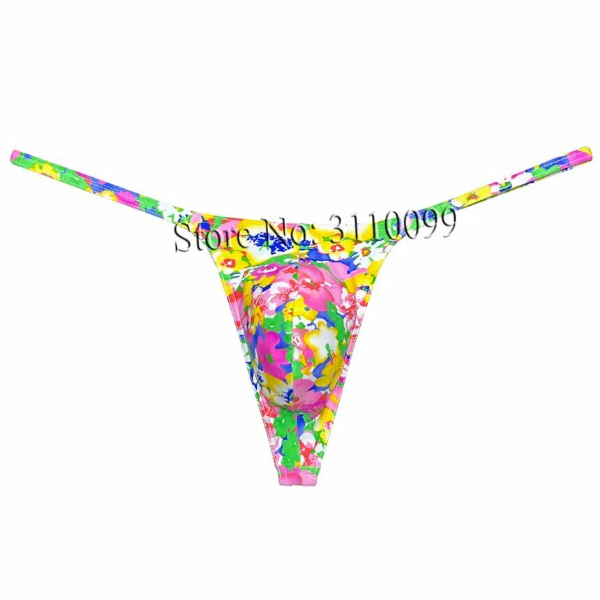 Мужские стринги для позирования, микро-бикини, плавание, танга, сумка, стринги, нижнее белье, нижнее белье XL, Pink Wax Flower