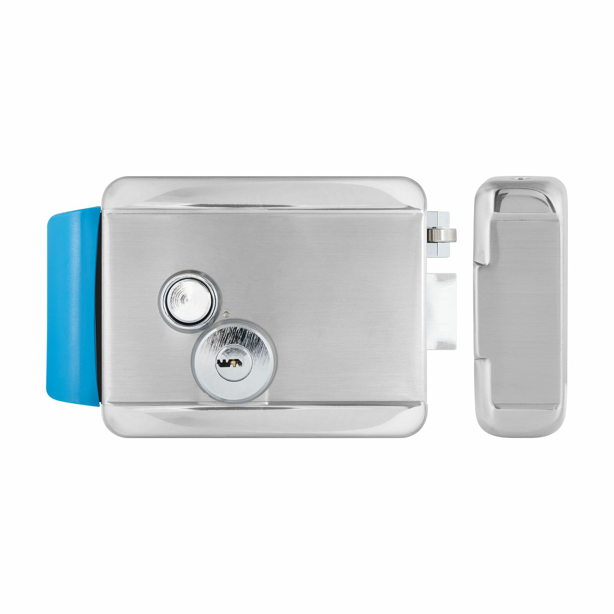 Электромеханический замок Novicam DL11 из стали с нержавеющим напылением. Для любых типов дверей и калиток.