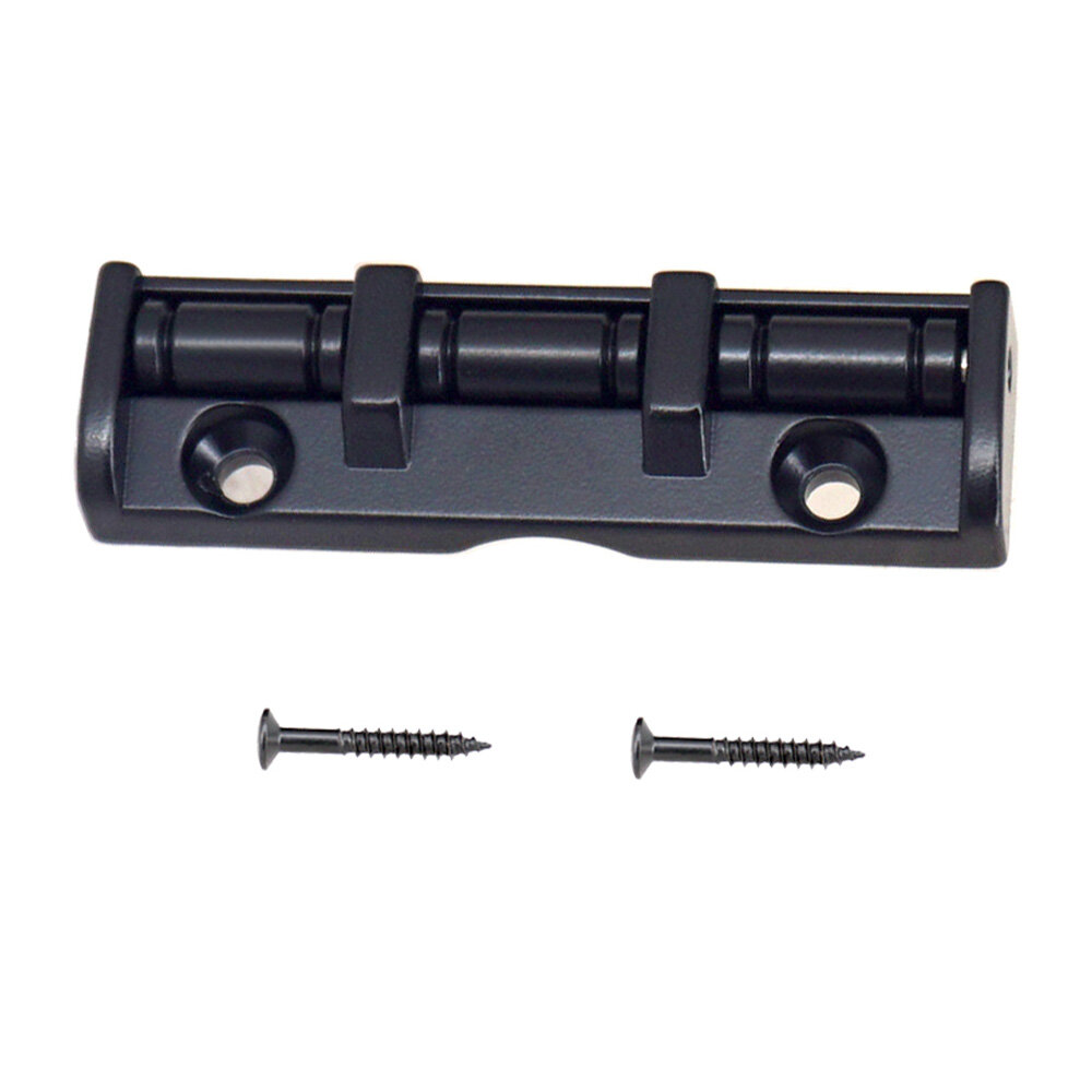 Роликовая гайка для 6-струнной гитары, 43-миллиметровая гитарная роликовая гайка, 3 седла с винтами для акустической электрогитары, роликовое седло, подставка, простая установка, цинковый сплав, железная роликовая гайка, аксессуары для гитары