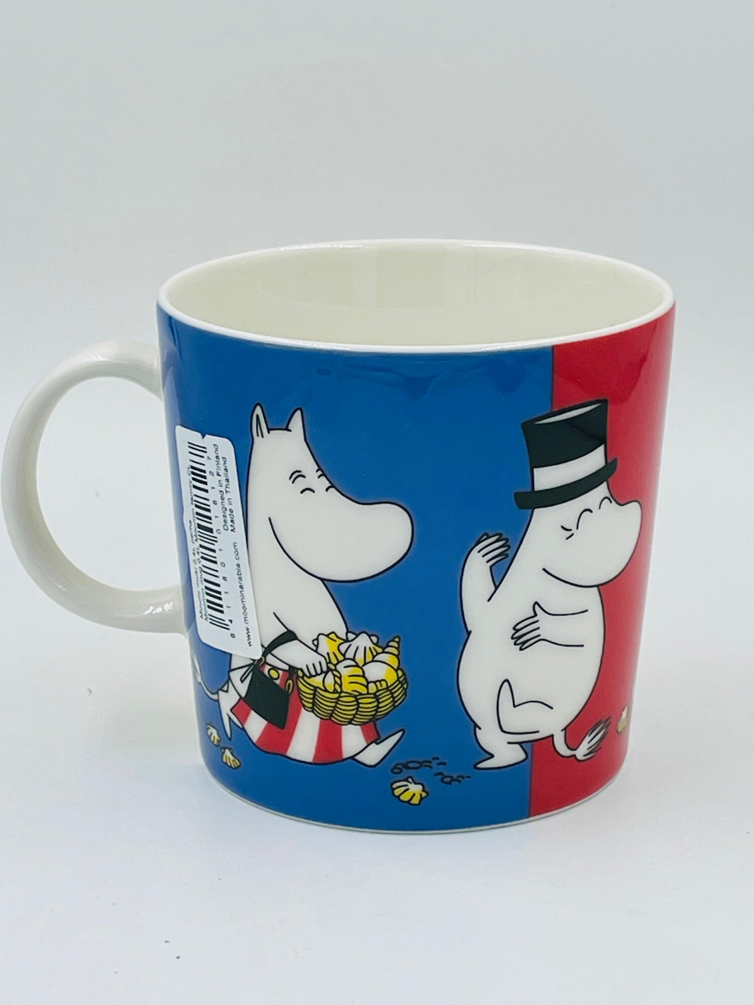 Moomin Кружка Arabia Muumi muki, Mummifamilien, трёхцветная, 400 мл (Из Финляндии)