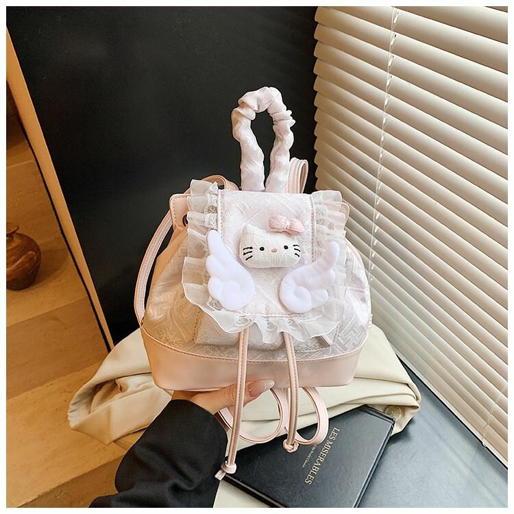 Нишевая модная сумка для студентов в стиле балета, портативная, летняя 2025, милая, простая, высококачественная рюкзак