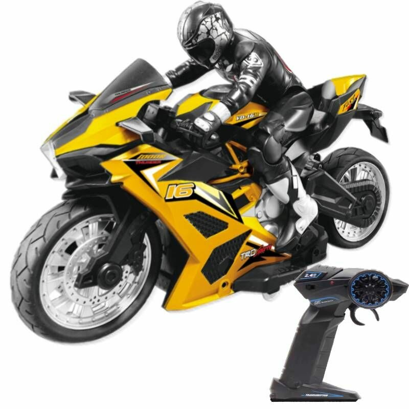 Внедорожный мотоцикл на радиоуправлении EFLYNOVA 1/8 с самобалансировкой мощная RC-модель 26 см с передачей 2.4G