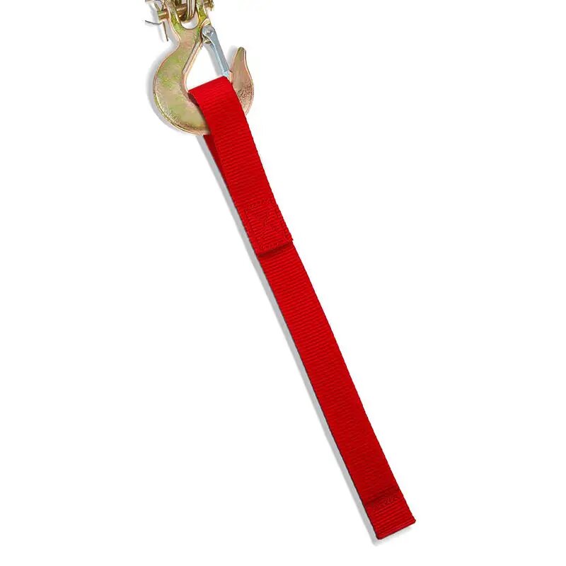 Красный Трос Для Лебедки Квадроцикла С Одинарным Мягким Крюком 1pcs