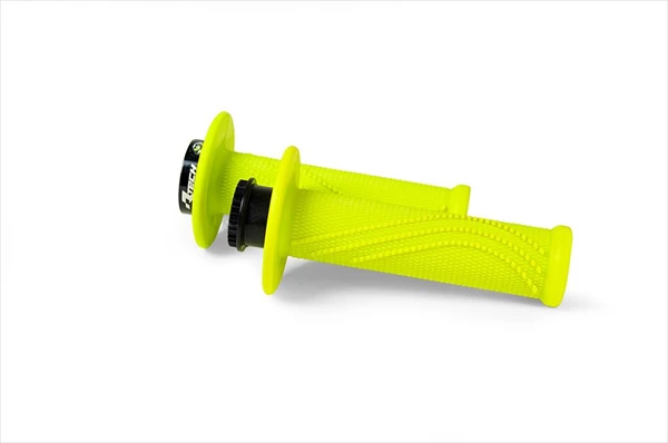 Ручки на руль (грипсы) R20 LOCK-ON Rtech R-MPRGF000020 желтые неон