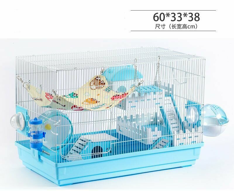 Клетка для хомяка , откидная дверца, металл/пластик, для нескольких хомяков