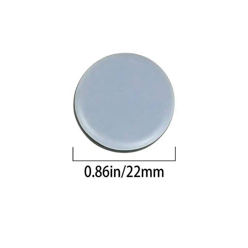 8 шт. самоклеящиеся мебельные скользящие наклейки на ножку стула, слайдер, Голубой, 8pcs 22mm