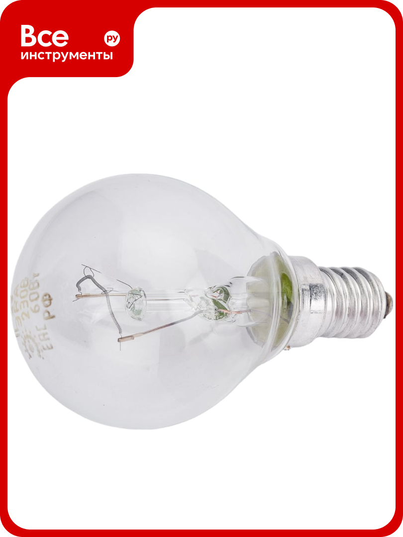 Лампа, ЭРА, ЭРА ДШ шар 60Вт 230В Е14 в гофре Б0039134