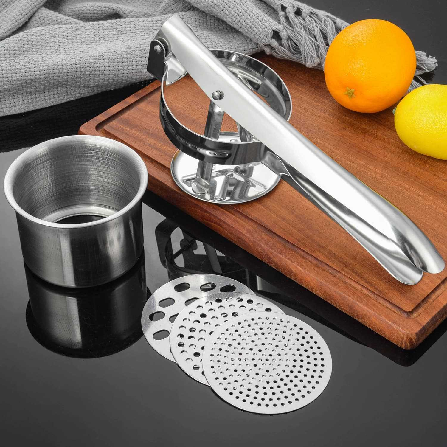 Пресс для картофеля、Нержавеющая сталь 304 (горячая распродажа)