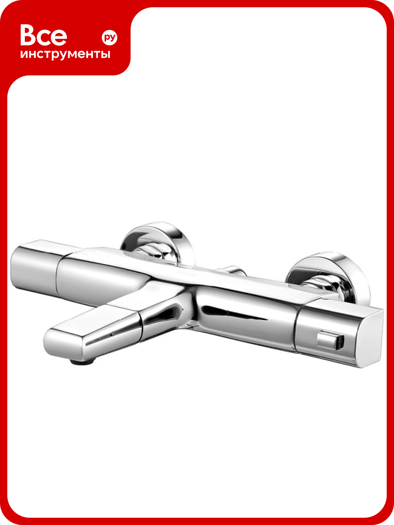 Универсальный смеситель для ванны с термостатом IDDIS Uniterm UNISB02i74WA