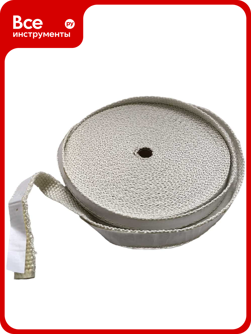 Термолента эковул (EKOWOOL) ЛМС -2.0/25к, ширина 25 мм, толщина 2.0 мм, 50 метров 10058, 2 мм