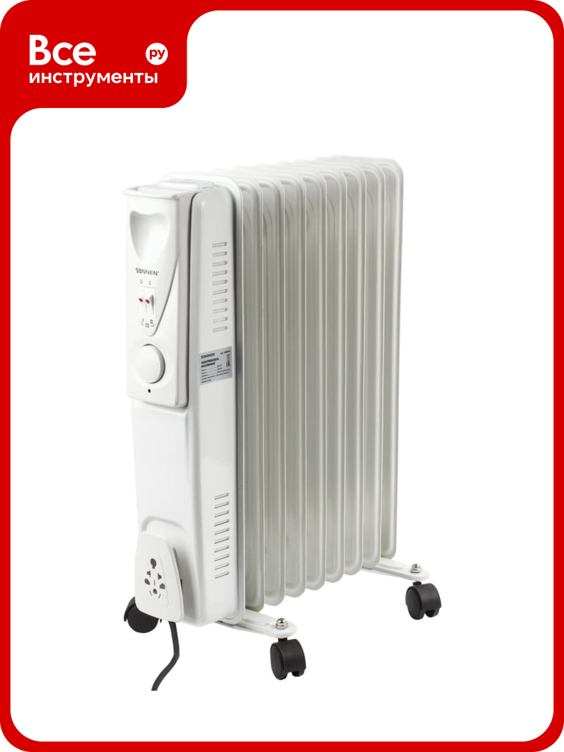 Масляный обогреватель SONNEN DFS-09, 453499